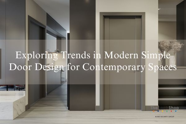 Exploring Trends in Modern Simple Door Design for Contemporary Spaces ...