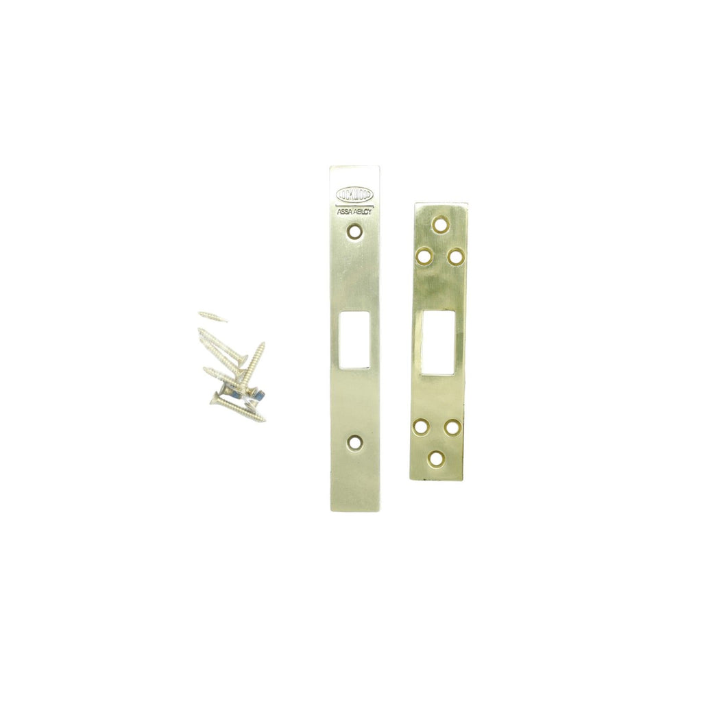 LOCKWOOD 3571 DEADBOLT FINISH KIT (STRIKE, FACE PLATE & FACEPLATE SCRE ...