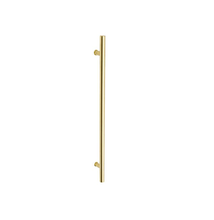 ROUND PULL HANDLE - SATIN BRASS – The Lock Shop