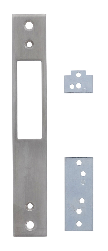 Carbine Acrobat latching strike timber face plate kit satin chrome ...