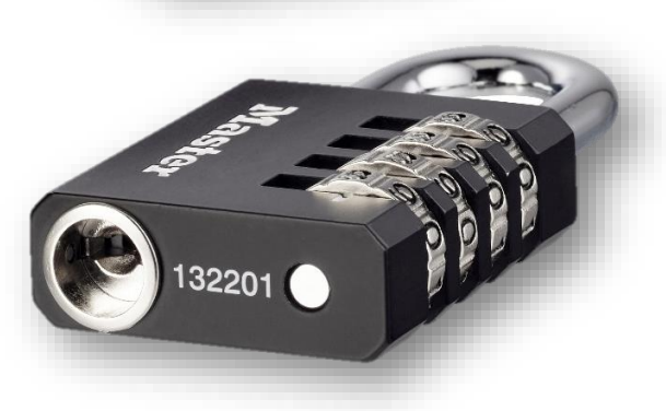 MASTERLOCK 7641 4 DIAL COMBO PADLOCK W/ KEY OVERRIDE – The Lock Shop