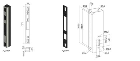 ADJUSTABLE STRIKE FOR LOCKWOOD PINNACLE SLIDING DOOR LOCK – The Lock Shop