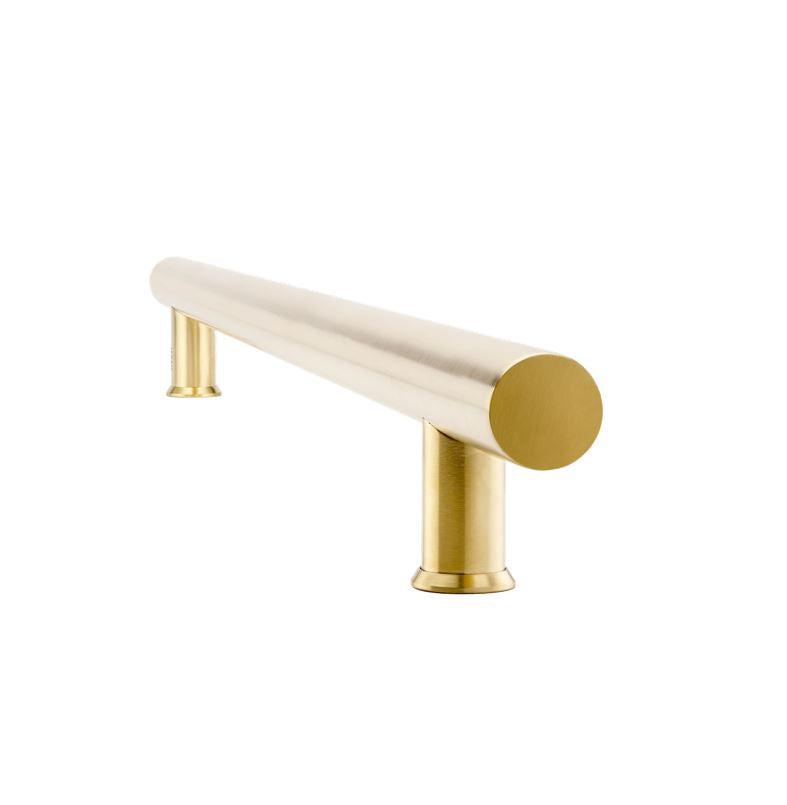 ROUND PULL HANDLE - SATIN BRASS – The Lock Shop