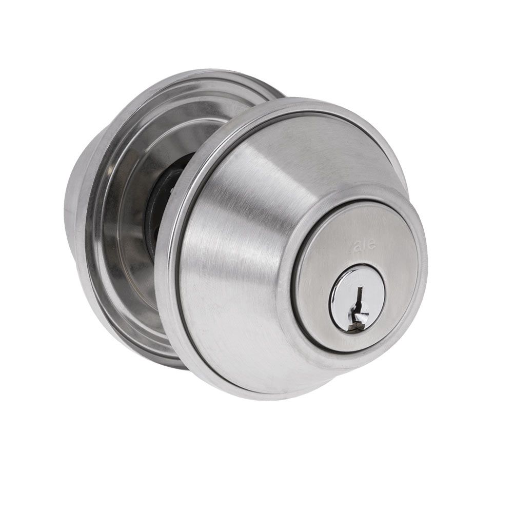 YALE DEADBOLT DOUBLE CYLINDER PD Satin Stainless Steel – The Lock Shop