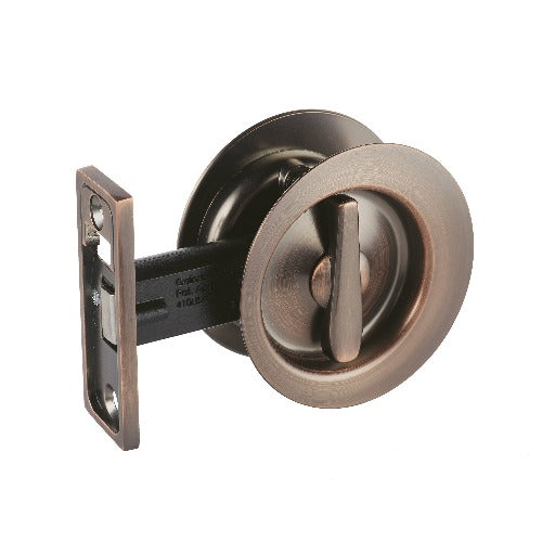 GAINSBOROUGH CIRCULAR SLIDING CAVITY DOOR PRIVACY SET – The Lock Shop