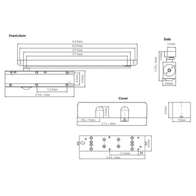 Buy BRITON 2700 COMMERCIAL CAM ACTION DOOR CLOSER Online – The Lock Shop