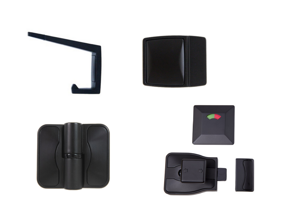 METLAM ADVANTAGE MODA TOILET PARTITION HARDWARE KIT – The Lock Shop