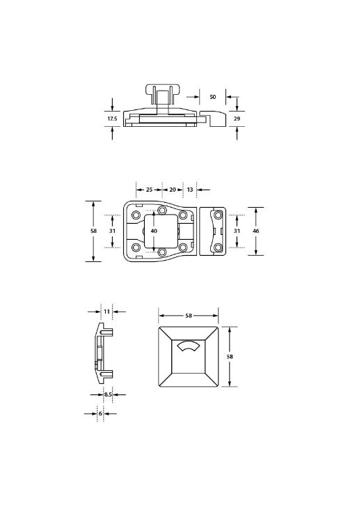 METLAM SLIDE INDICATOR BOLT - MODA LOCK – The Lock Shop