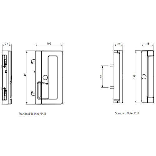 AUSTRAL YARRA HORIZON SLIDING DOOR LOCK – The Lock Shop
