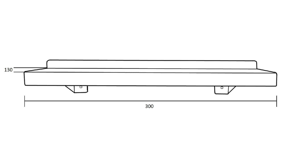 METLAM UTILITY SHELF - 300mm x 130mm – The Lock Shop
